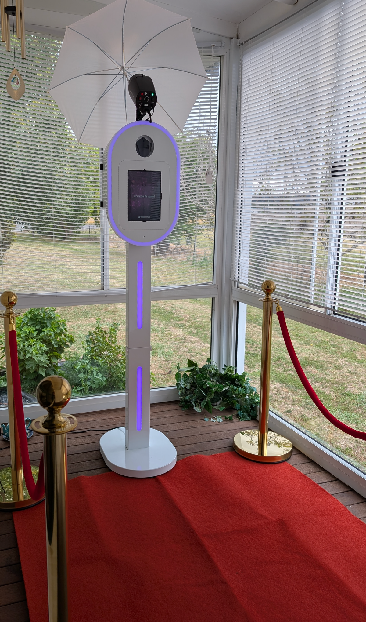 Red Carpet & Gold Stanchions - Photo Booth Add-on | Shutter Share ...